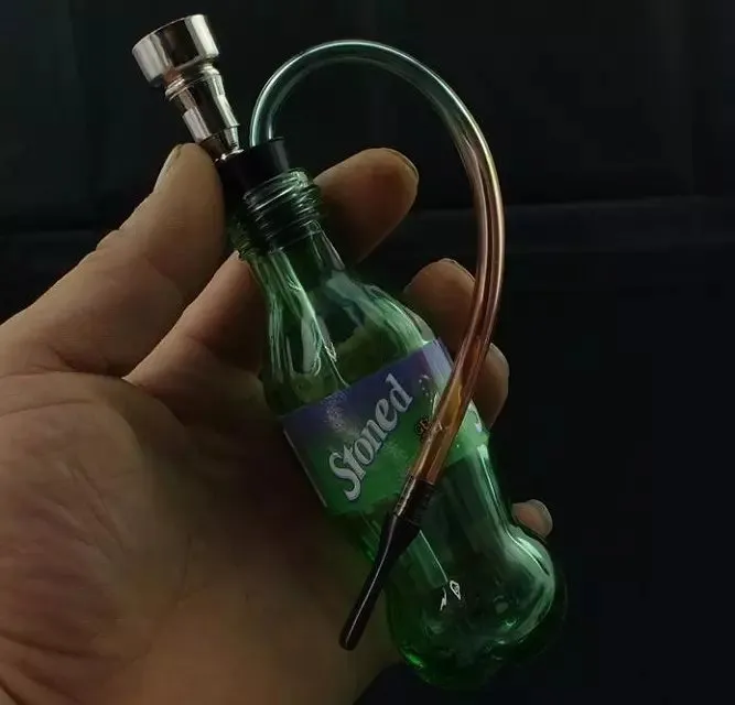 Wholesale Coke Sprite Water Hood Glass Bong Accessories Colorful Mini ...