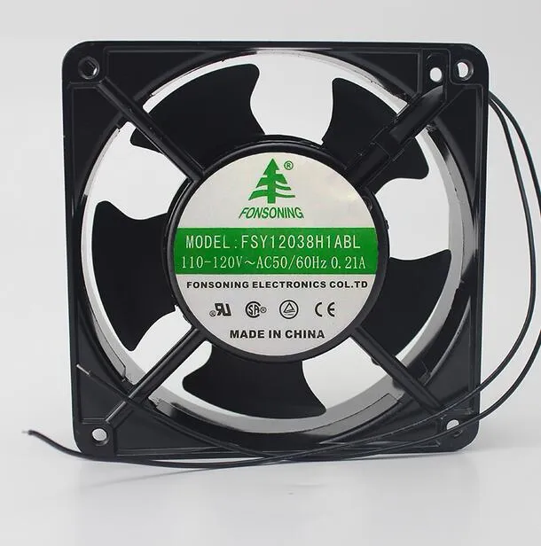 FONSONING FSY12038HA1BL 12038 110V 120V 120mm Cooling Fan Genuine ...