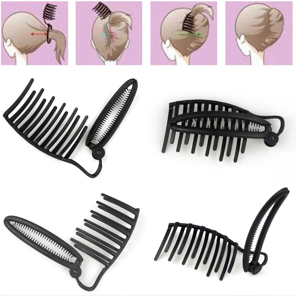 Plastic Hair Band Device Clip Hairpin Tool Hair Accessories Gift 4.33x2 ...