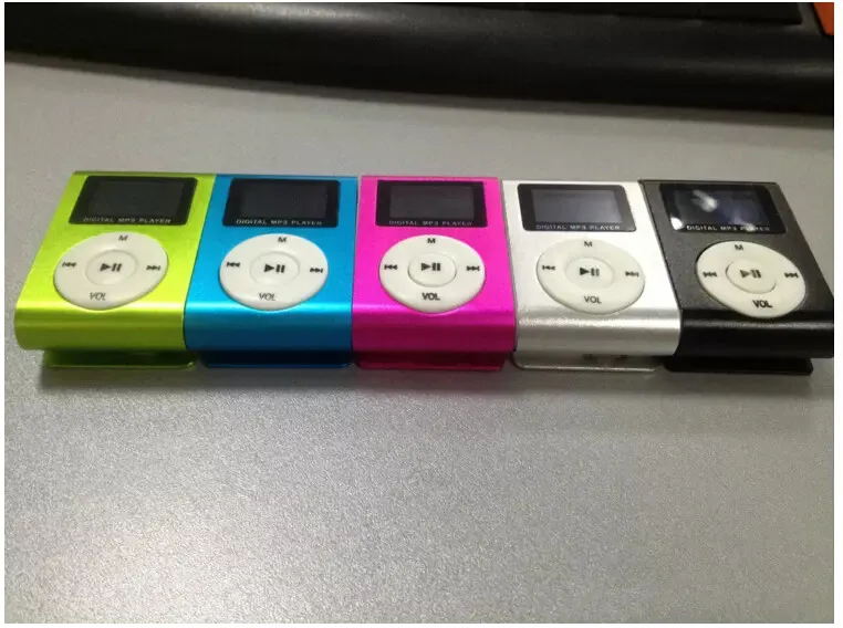 MP3 Player Mini Clip Music Player With LCD Screen Support Micro TF/SD ...