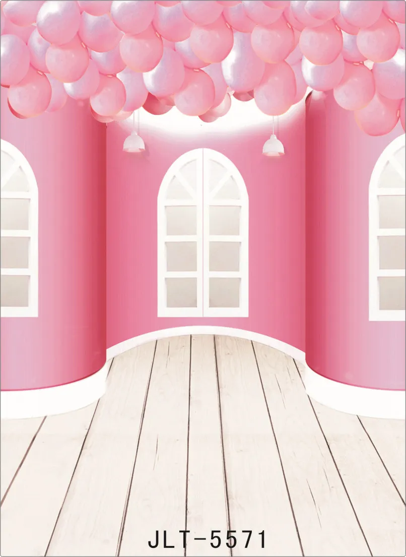 Customized Pink Indoor Wallpaper Photography Background Vinyl Cloth ...