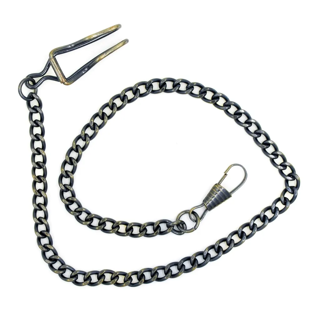 DHgate.com:CLASSIC 34CM Black Plated Chain Belt, Set of 10, for Watches ...