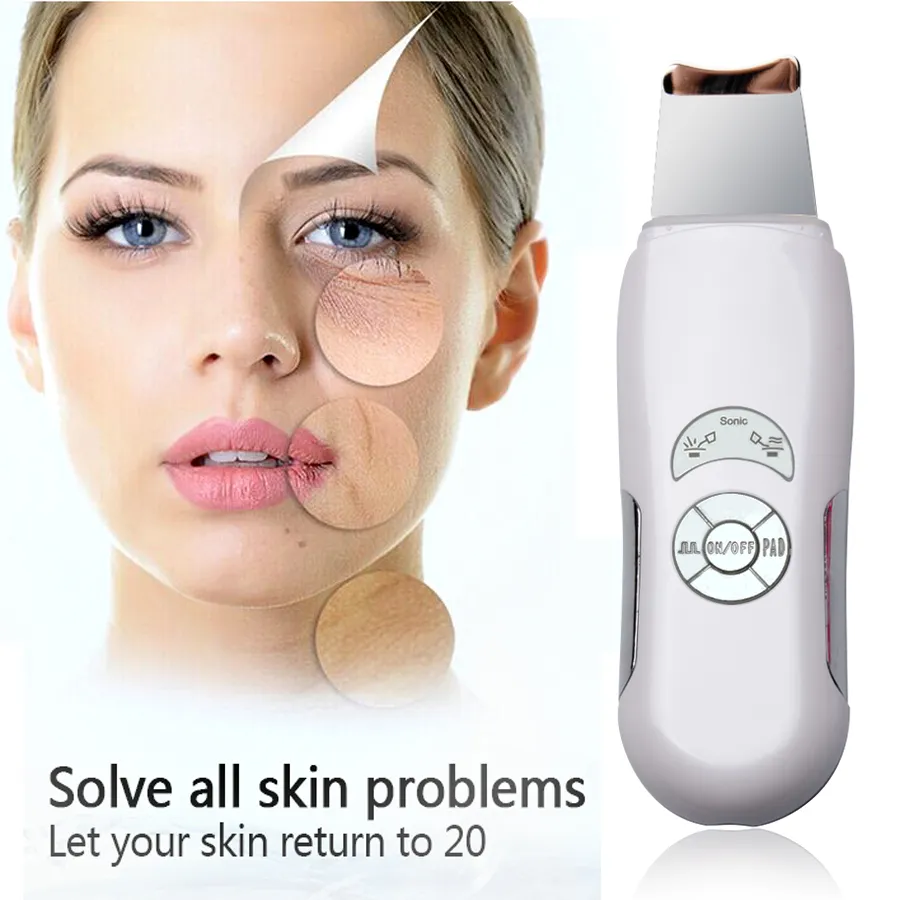 HOT!!!New Ultrasonic Pore Cleaner Facial Cleaner Facial Massager Skin ...
