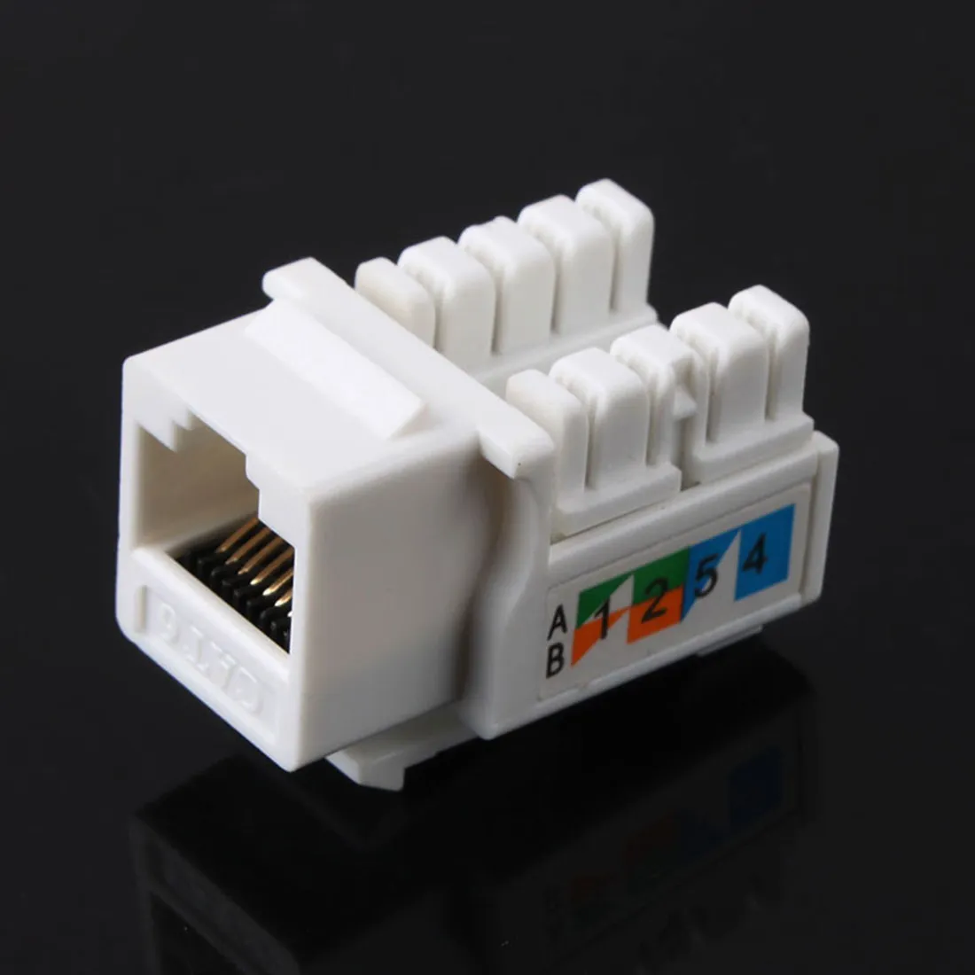 DHgate.com:CAT6 RJ45 Keystone Jack Ethernet Module Coupler Adapter In ...