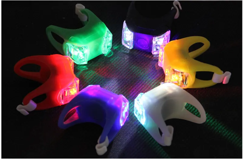 Mini Portable Bike Light Set - Bright LED Bicycle Headlight Taillight ...