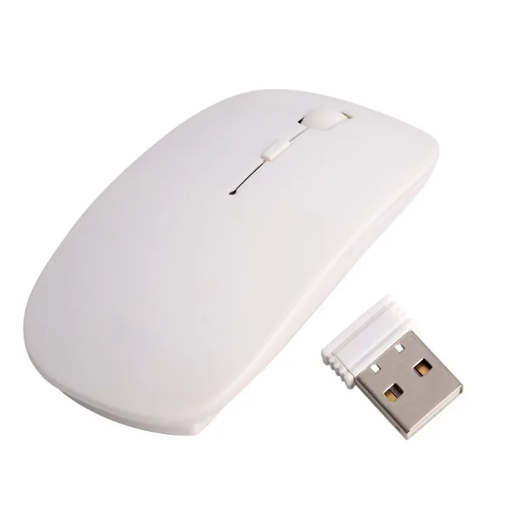 Ultra Thin Usb Wireless Mouse Optical 2.4GHz Wireless Portable Optical ...