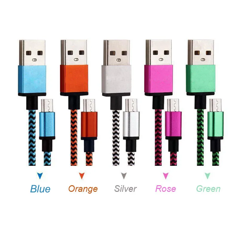 Micro USB Data Cord Long Charger Cord For Android Durable USB Android ...