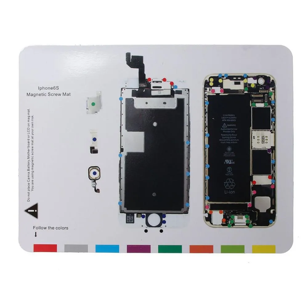 Magnetic Screw Chart Mat Magnetic Lcd Screen Tepair Tool For IPhone 5 ...