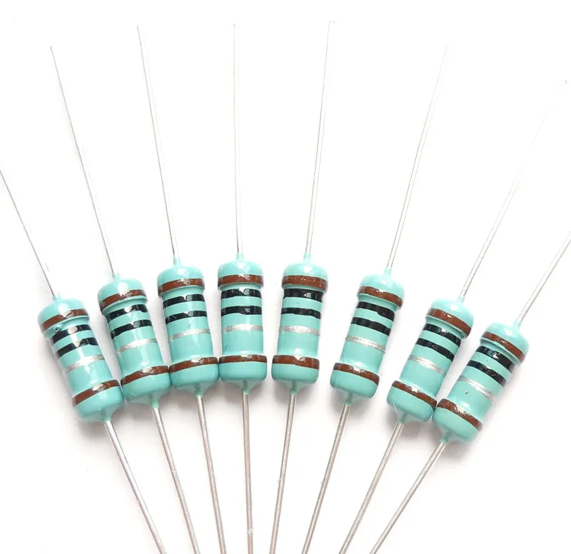 DHgate.com:1W 1Ω Ohm 1% Metal Film Resistors, 200Pcs Precision Fixed ...