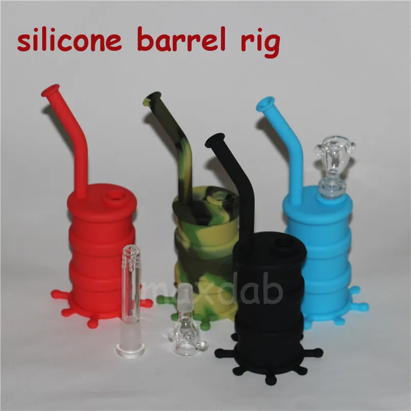 Plataformas De Barril De Silicona De Narguile Portátil Para Fumar ...