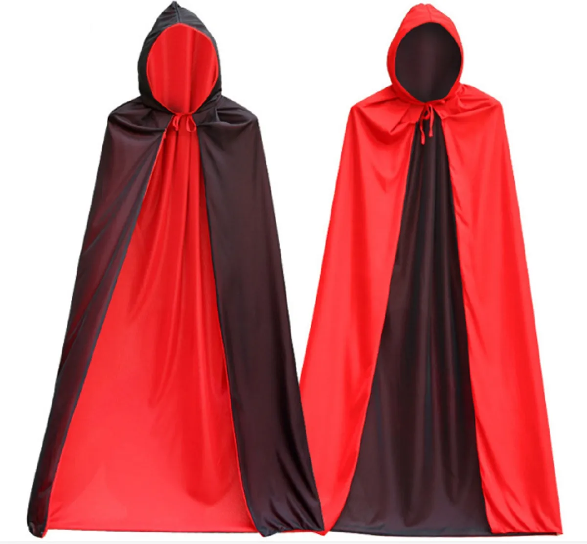 Men's Double Faced Polyester Vampire Cloak With Cloth Cap Perfect For ...