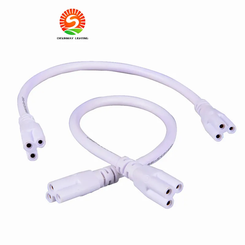 T5 LED Tube Connector 2ft, 3ft, 4ft, 5ft Cables For T5 LED Lights From ...
