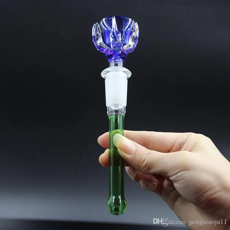 Glass Downstem 14.5mm 18.8mm Female 14mm Thick Glass Bowl Downstem For ...