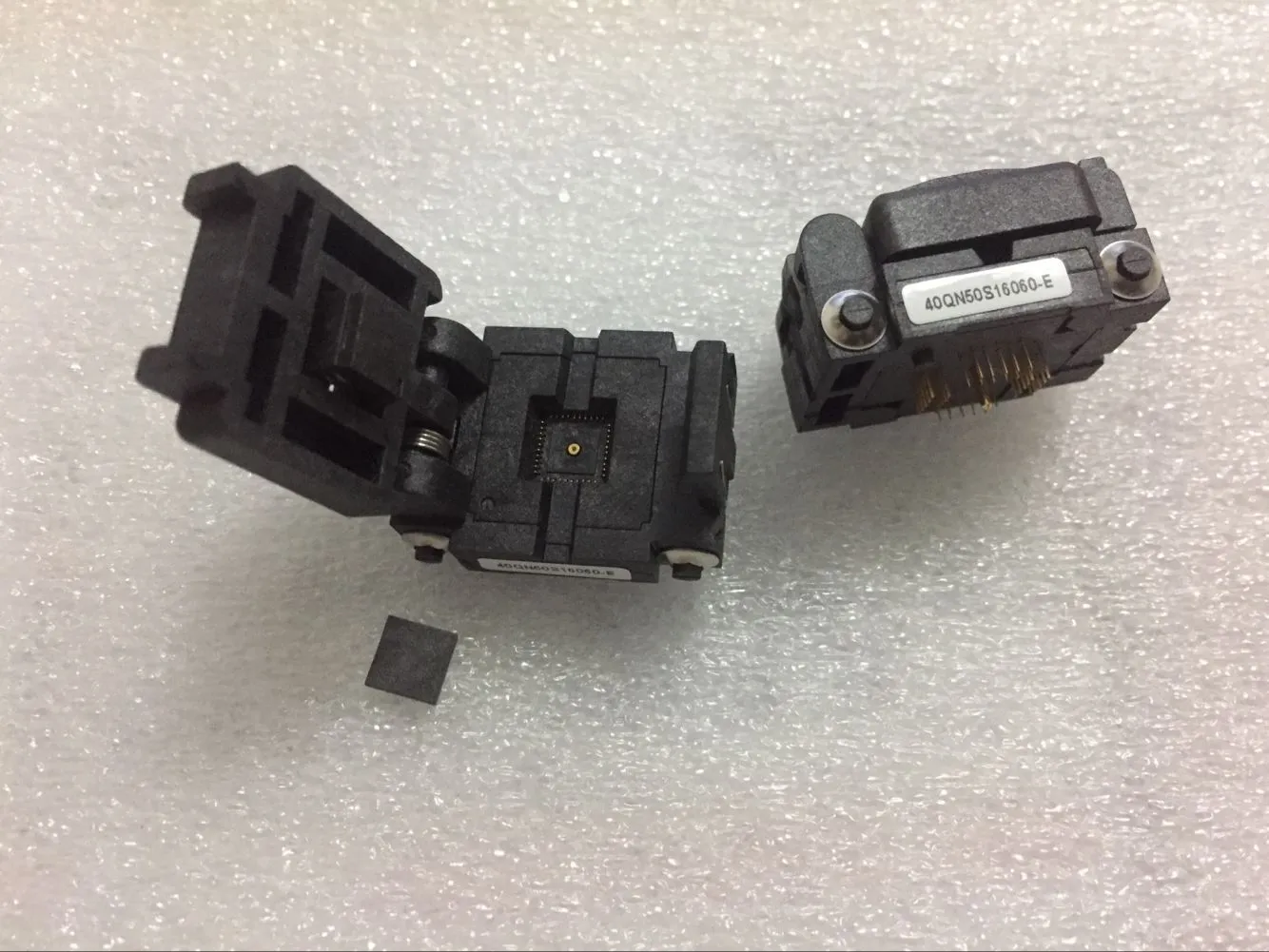 Plastronics IC Test Socket 40QN50S16060, QFN40PIN, 0.5mm Pitch, 6x6mm ...