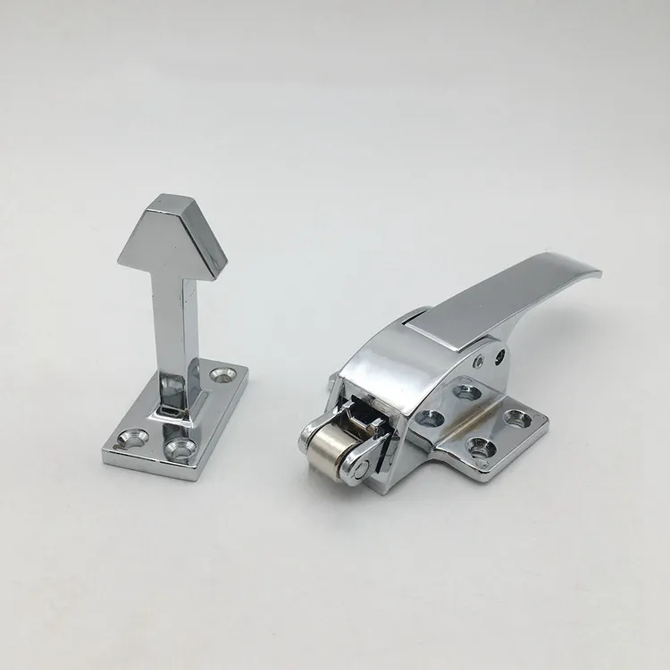 Double Hook Knob Freezer Handle Oven Door Hinge Cold Store Storage Lock ...