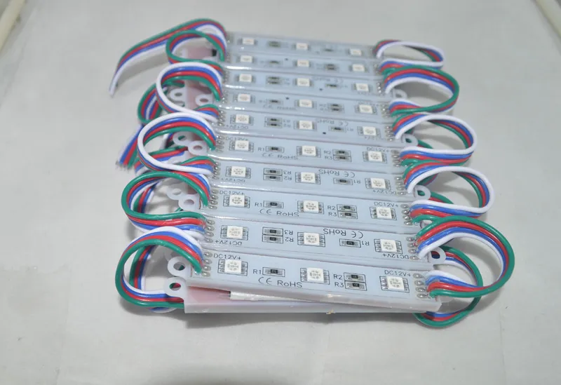 0.6W 3LEDs SMD5050 Led Modules RGB Pixel Module Waterproof 12V ...