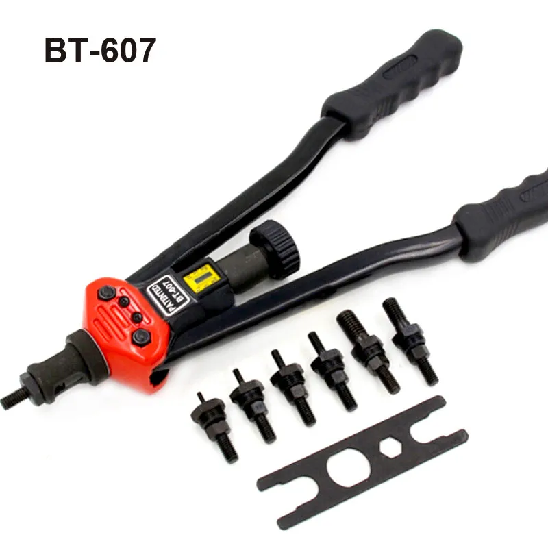 440mm Hand Riveter Kit With Plastic Case Pull Rivet Nut Riveting Tools ...