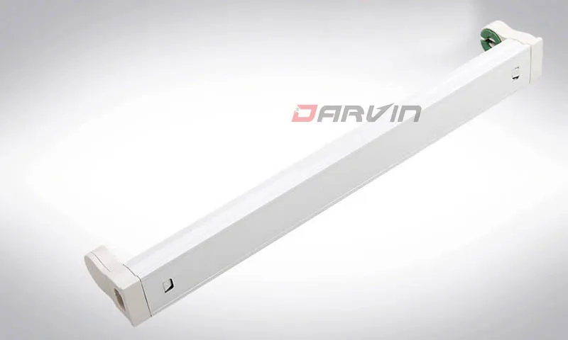 LED Tube T8 Fixture, 4ft 1200mm, Aluminum, Integrated Fluorescent Tube ...