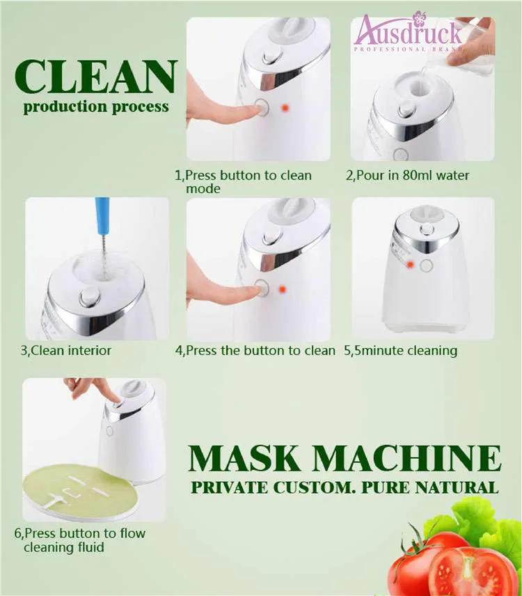 Ausdruck DIY Fruit & Vegetable Facial Mask Maker 80W Portable Nutrition ...