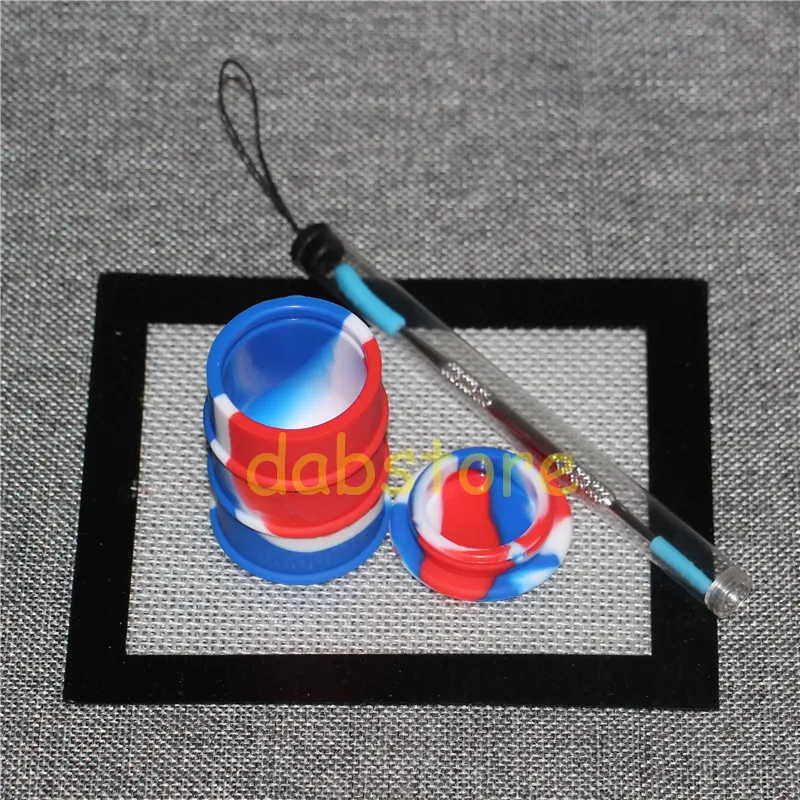 DHgate.com:26ml Silicone Wax Containers Non-Stick Jar Set with Dabber ...