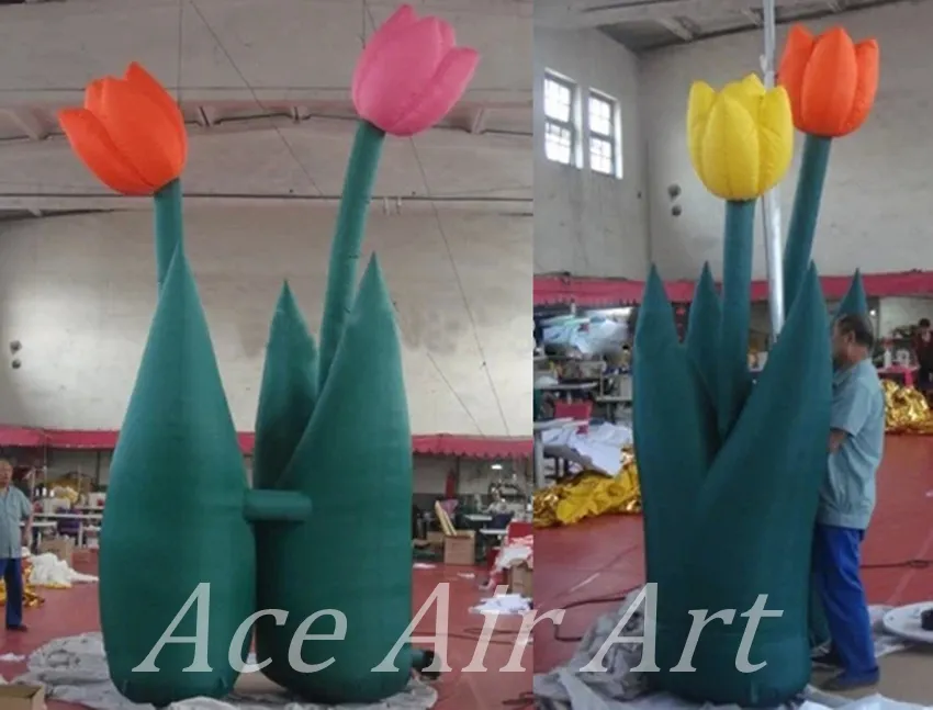 Artificial Flowers Tulips: Giant Inflatable Tulip Decorations With ...