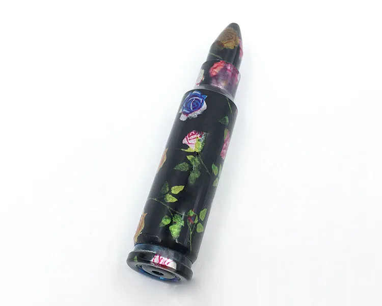 Wholesale Colours Bullet Aluminum Metal Smoking Pipe Mini Creative And ...