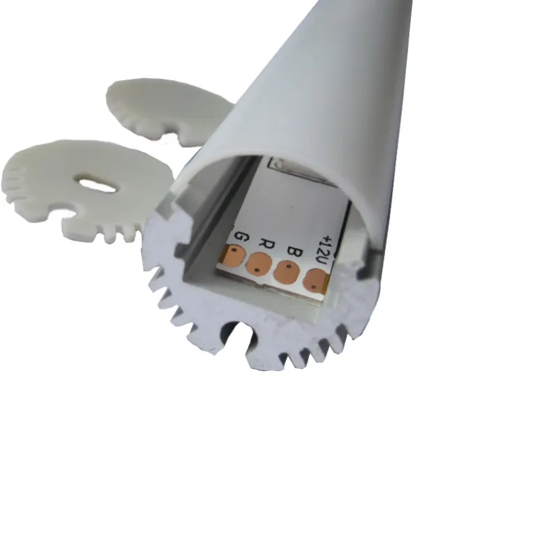 10 Pack Round Al6063 T6 Flexible Led Tube And Anodized Aluminum Bar For ...