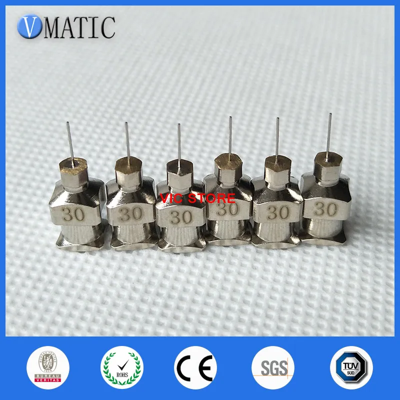 Wholesale VMATIC All Metal Tips 30G 1/4 Inch Blunt Stainless Steel Dispensing Needles Syringe ...