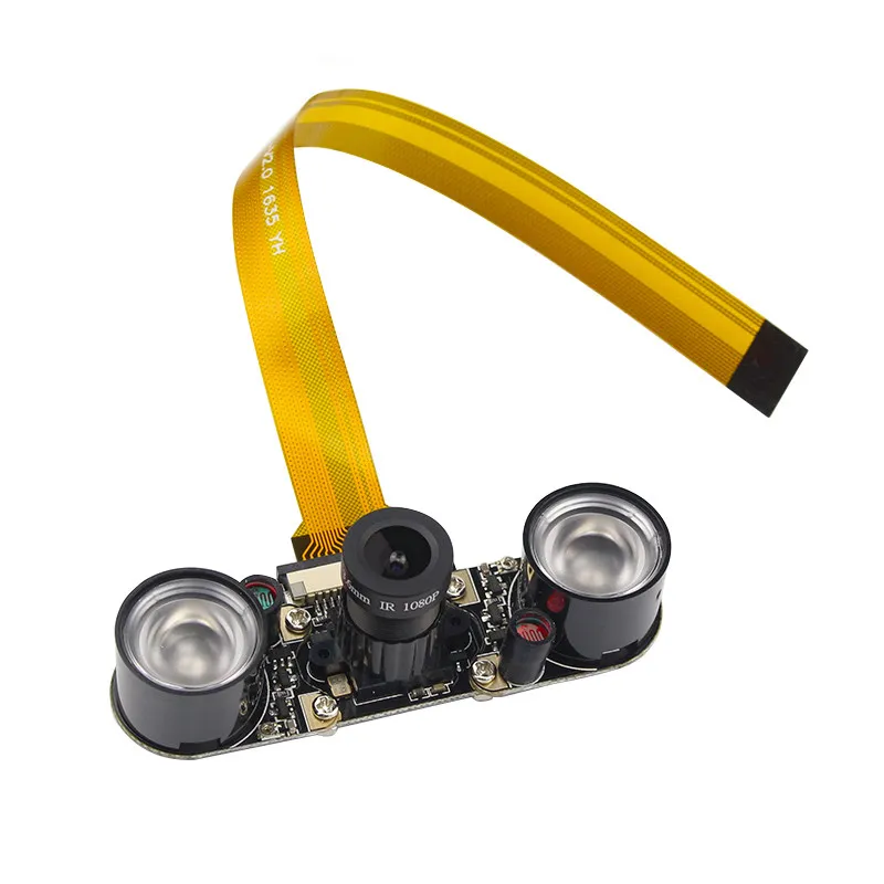 ₩44855에서 Raspberry Pi Zero 카메라 모듈 Ir 센서가 장착 된 야간 투시경 조정 가능한 초점 카메라 Rpi