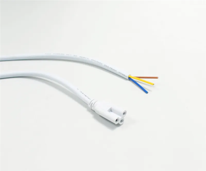 LED Tube Light Connector Cable 3ft/0.9M Extension Pigtail For ...