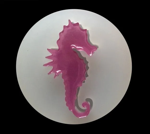 Silicone Mold For Resin, Hippocampus Shape, Manual Casting Tool, DIY ...