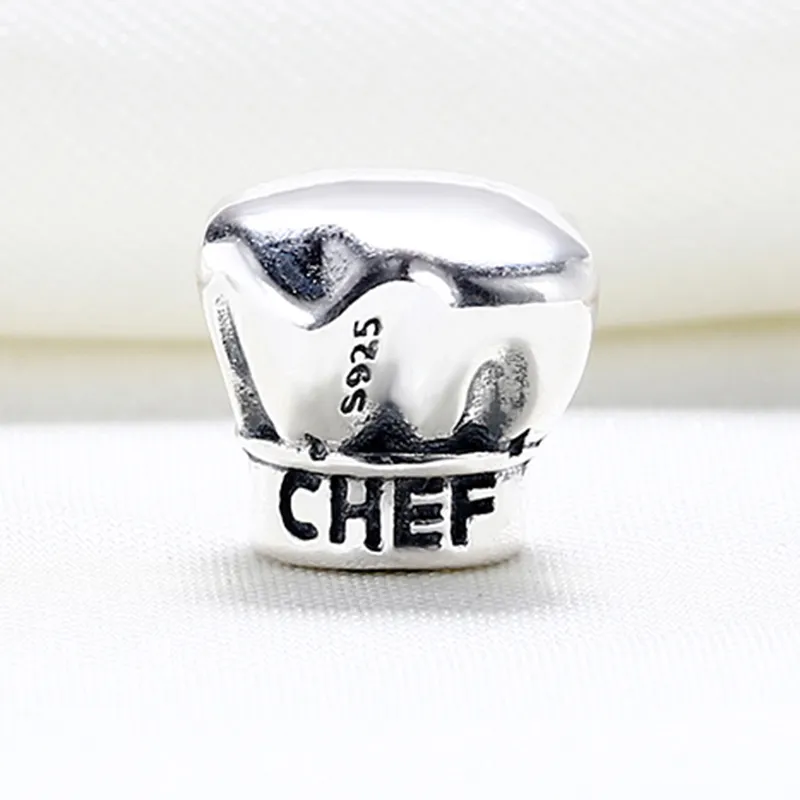 Wholesale 925 Sterling Silver Not Plated Kitchen CHEF Charm European ...
