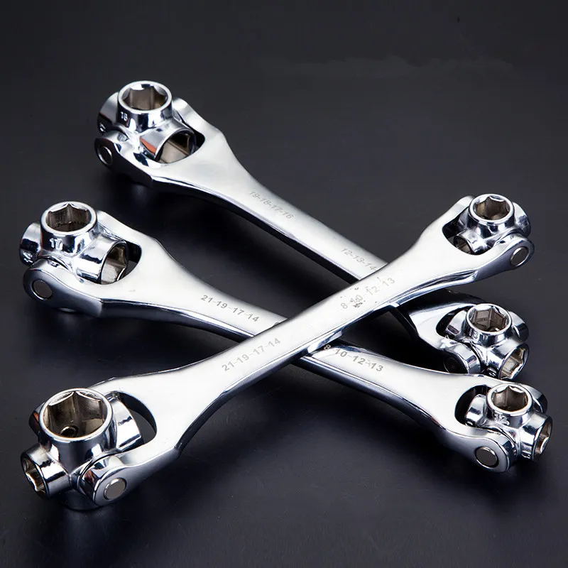 8 In 1 Multi Torque Wrench Portable Hexagon Socket Wrench Universal ...