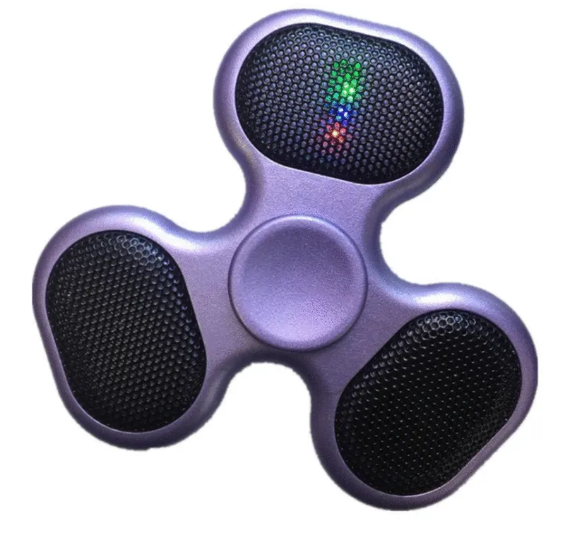 New Led Bluetooth Speaker Music Fidget Spinner Bluetooth Connectivity ...