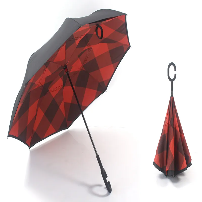 Inverted Umbrella Double Layer Reverse Rainy Sunny... From Dqjiaju, $22 ...