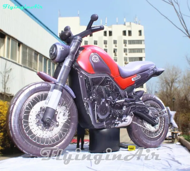 Giant Inflatable Motorcycle Replica Road Race Display Model For ...