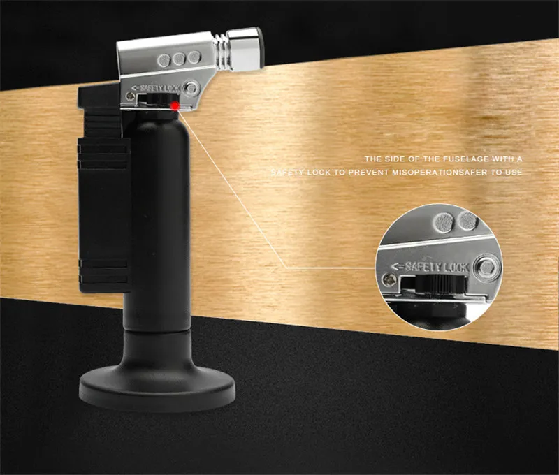 DHgate.com:Metal Windproof Jet Flame Torch Butane Gas Lighter ...