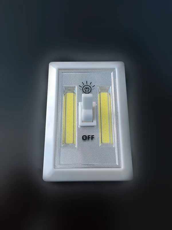 Wireless Cordless Battery Backup Night Light COB Switch For Under ...