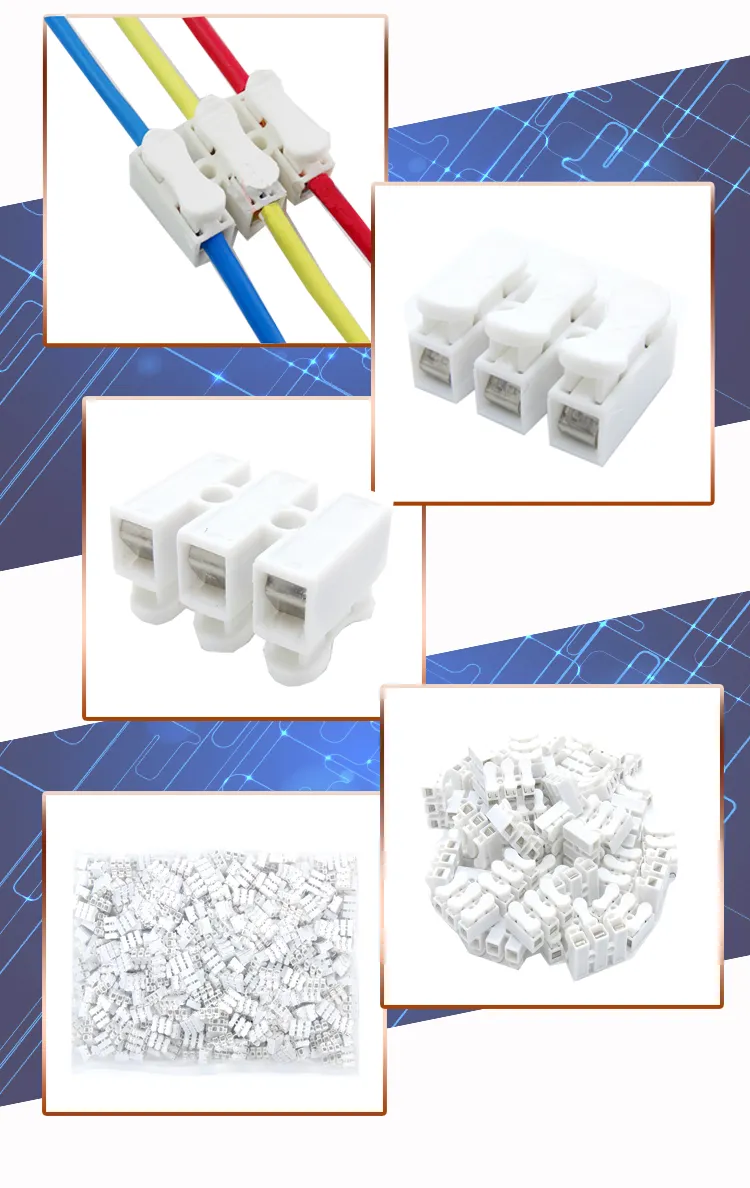 Wholesale 3mm Leds Quick Connect Wiring Connectors 3 Way Spring Wire ...