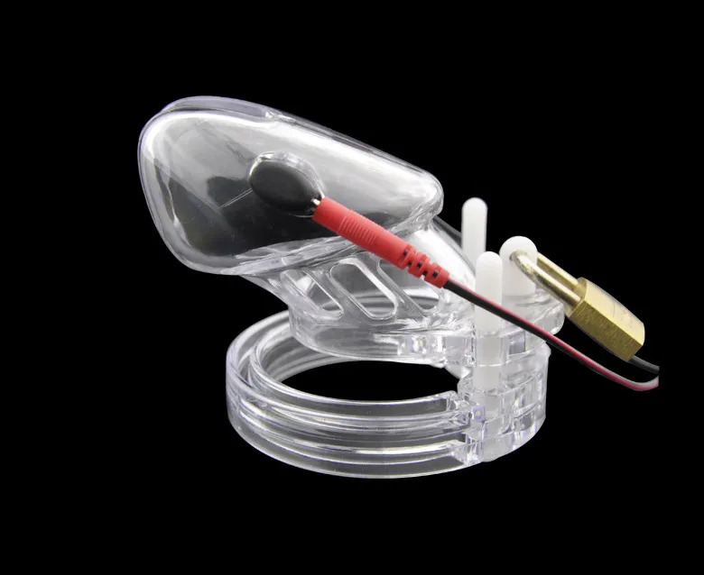 Electric Shock Chastity Cage Medical Therapy Cock Cage Penis Lock Sex ...