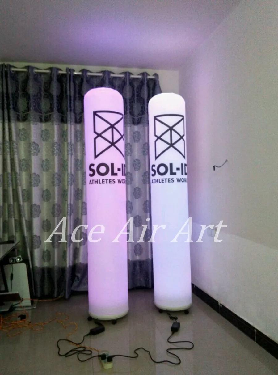 Wholesale Good Quality Colorful RGB Lighting Inflatable Column LED ...