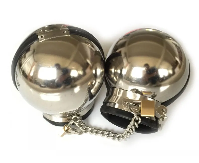 Sex Latest Luxury BDSM Bondage Male Female Stainless Steel Ball Manacle ...