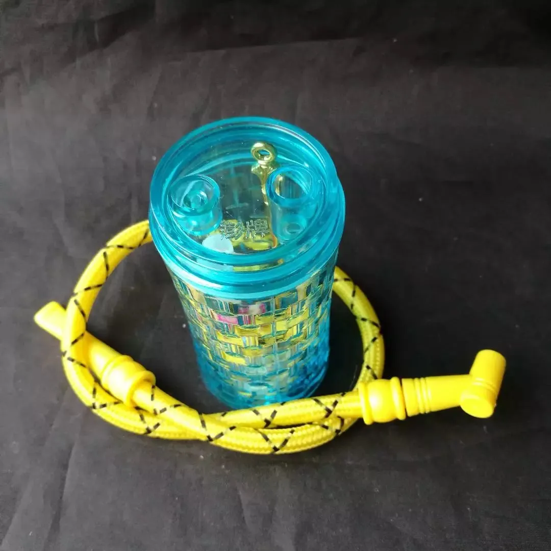 Wholesale Wholesale Blue Acrylic Water Cube Hookah With Glass Bong ...
