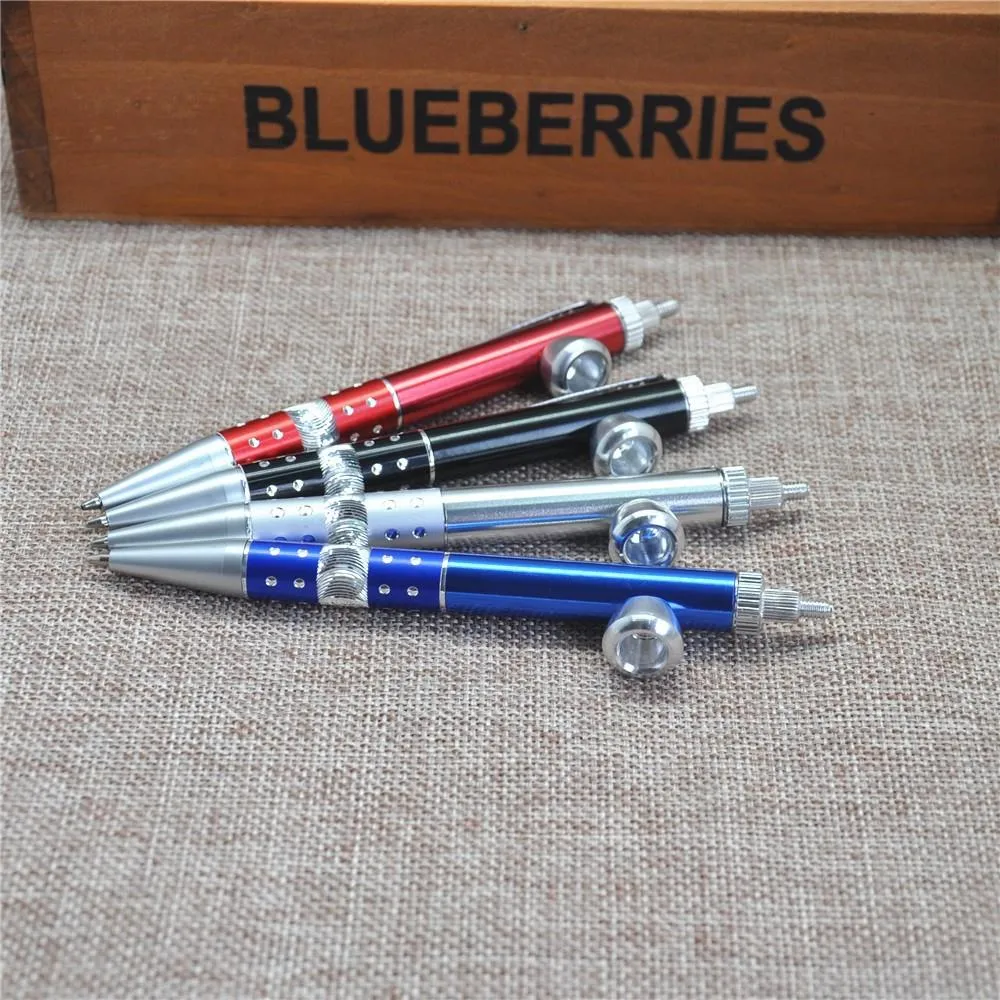 Creative Ball Point Pen Pipe Metal Smoking Tobacco Pipes Multifunction ...