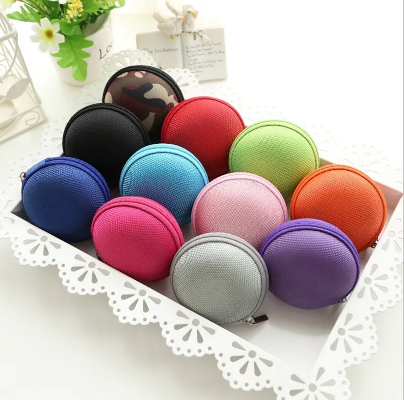 Soft Silicone Earphone Case with Keychain, Mini Zipper Coin Pouch for ...