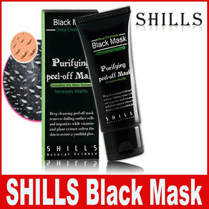 SHILLS Deep Cleansing Black MASK 50ML Blackhead Facial Mask Shills Deep ...