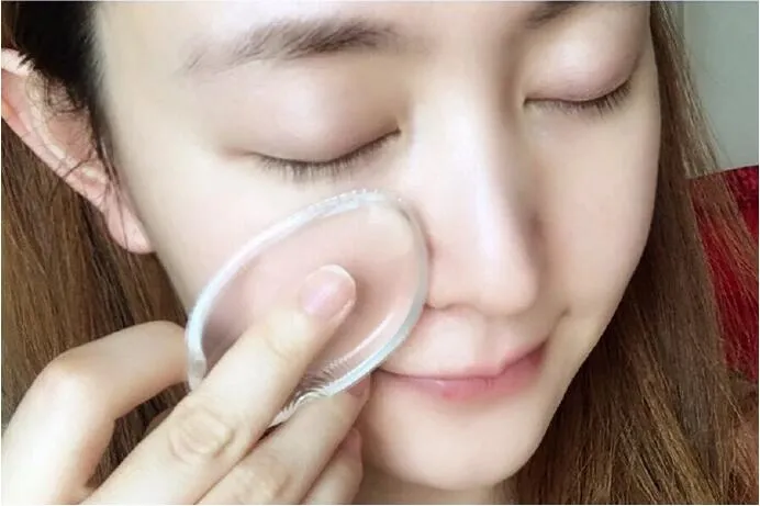 Factory Price Transparent Silicone Face Applicators Tool Jelly Powder ...