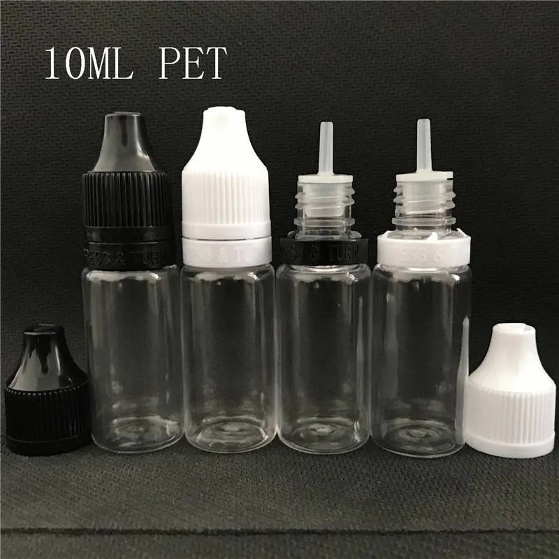 Wholesale PRESS & TURN Caps 10ml Packaging Bottle 10 Ml PET Transparent ...