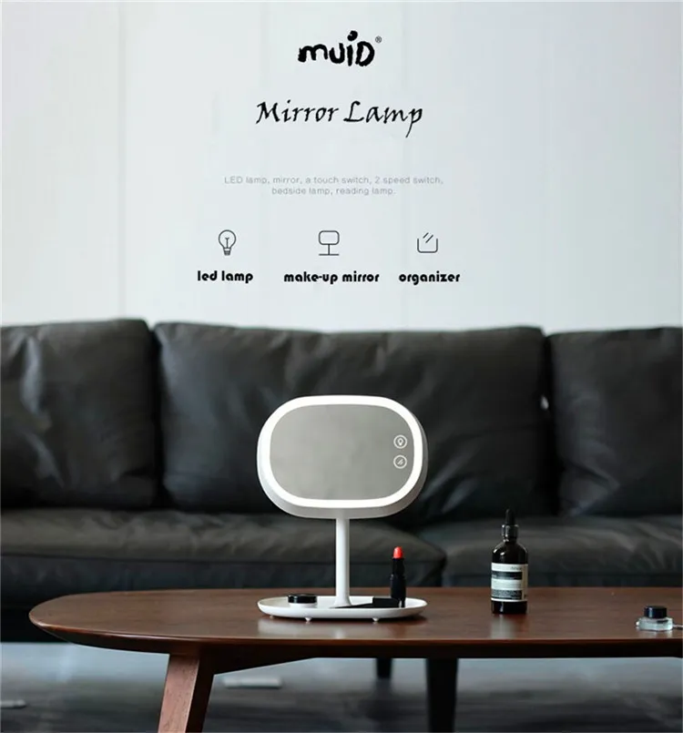 Wholesale Muid Cosmetic Mirror LED Lamp Make Up Mirror+Led Touch Lamp ...
