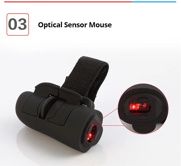 Ergonomic Wireless Mice: 3D Finger Ring Mouse For Laptop, PC, Tablets ...